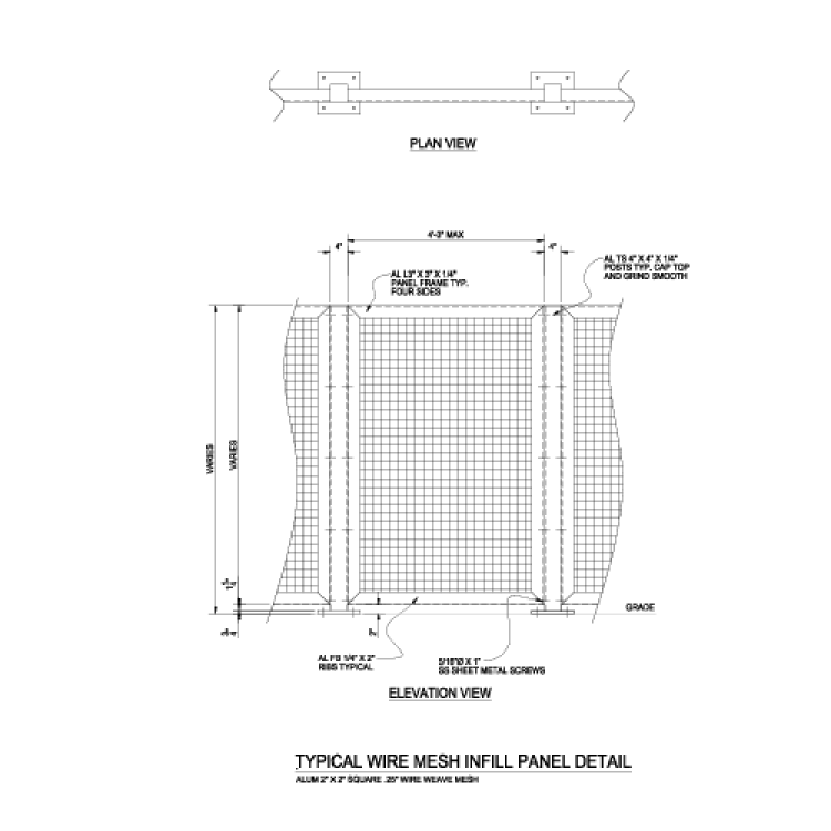 Wire Mesh Panel – America's Fence Store - Grand Island
